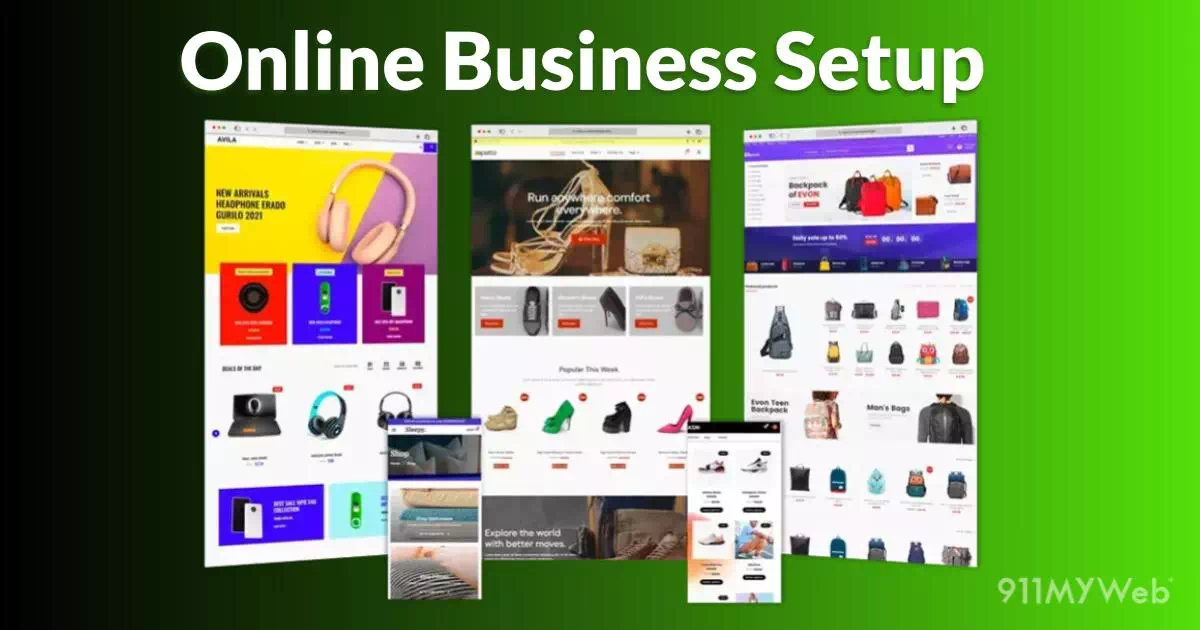 Online Store Setup Services »Web Design Services 911MYWEB